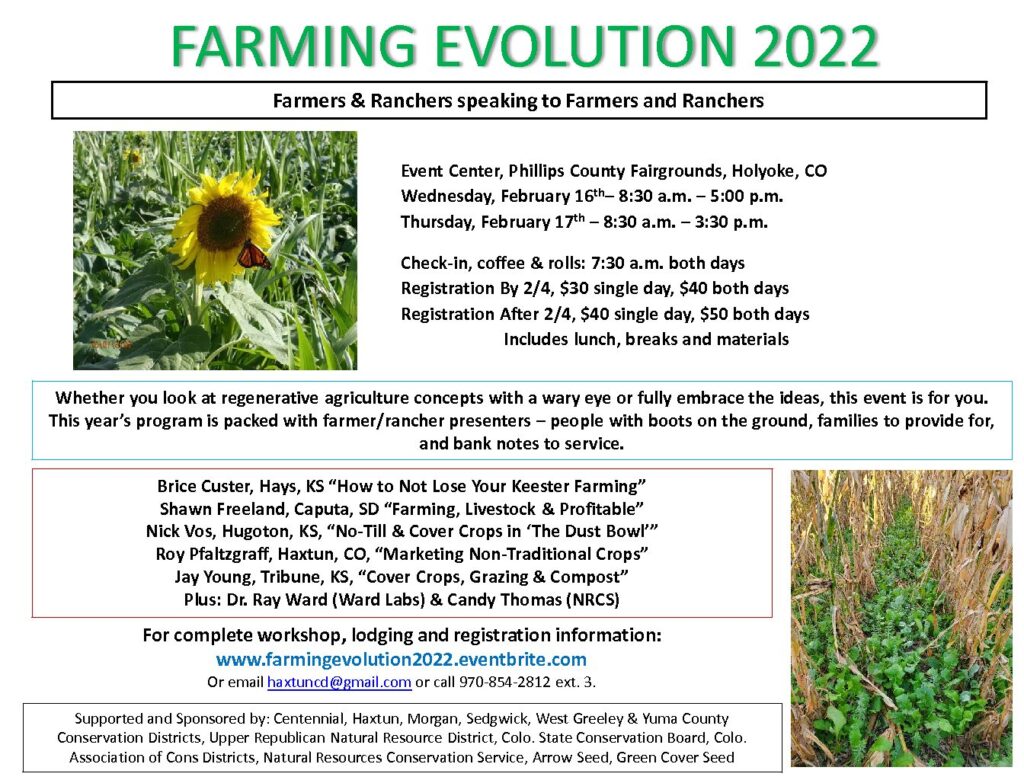 Farming Evolution 2022: Farmers and Ranchers Speaking to Farmers ...