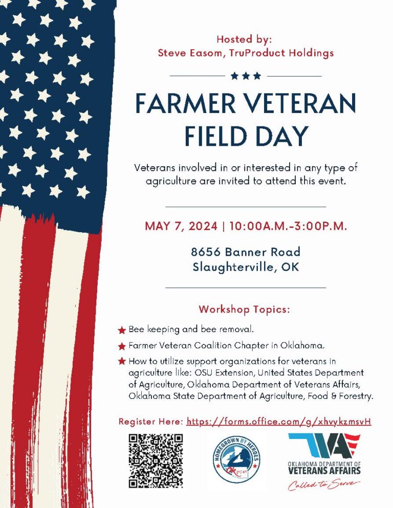 ODVA Farmer Veteran Field Day - Oklahoma Conservation Commission